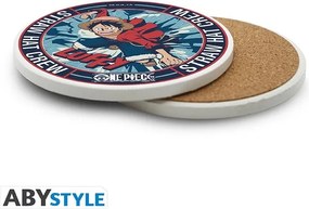 Keramické podtácky ABYstyle One Piece - Luffy