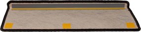 Samolepící nášlapy na schody vzhled sisal 15 ks 65x21x4 cm 326885