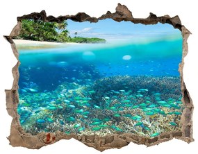 Wallmuralia Nálepka fototapeta 3D výhled Korálový útes 95x64 cm