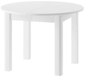 SZYNAKA Trendline Jídelní stůl rozkládací - INDUS, 105/150/195/240x105, matná bílá
