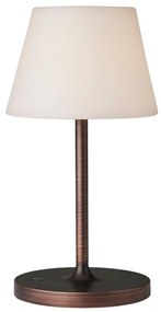Měděná kovová nabíjecí stolní LED lampa Halo Design New Northern 29 cm