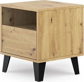 Noční stolek Borg 1s dub artisan