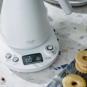 Adler AD 1349 bílá / Rychlovarná konvice / 1100 W / 1L