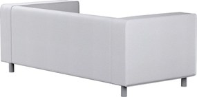Potah na pohovku IKEA  Klippan 2-místná barva šedá látka pletený vzor