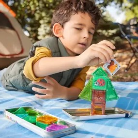 MAGNA-TILES Magnetická stavebnice microMAGS Stromový dům / Cestovní sa