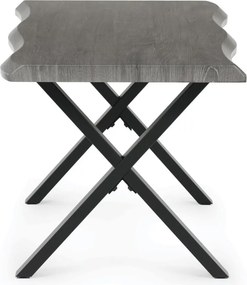 Konferenční stolek CT-F4312 GREY, mdf, šedá (120 x 60) cm přírodní
