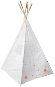 Atmosphera for Kids Dětský stan teepee se zlatými hvězdami