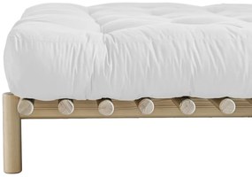 Měkká bílá futonová matrace Karup Design Sandwich 90 x 200 cm, tl. 16 cm