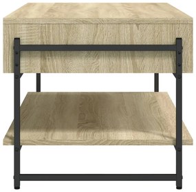 Konferenční stolek dub sonoma 90 x 50 x 45 cm kompozitní dřevo - Default Title