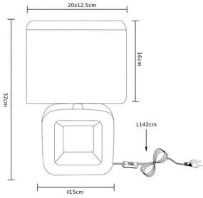 GLOBO KILAUEA 21603 Stolní lampa