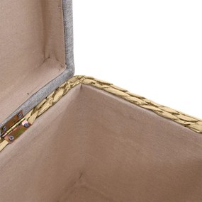 vidaXL Marketos Sada lavic 2 kusy z mořské trávy šedé