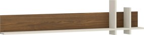 XXXLutz NÁSTĚNNÁ POLICE, barvy ořechu, kašmírová, 180/45/25 cm Hom`in - Nástěnné police - 001803088703