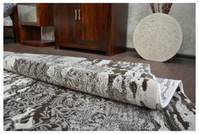 Luxusní kusový koberec akryl Stray hnědý 80x150cm