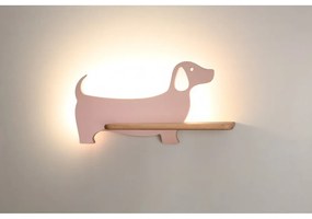 Růžové dětské svítidlo Dog – Candellux Lighting