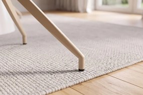 Designová židle Amiyah šampaňská / béžová