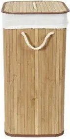 Compactor Bamboo - obdélníkový přírodní / Bambusový koš na prádlo s ví