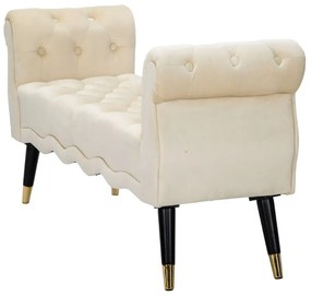 Designová lavice Dandelion 120 cm krémová