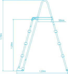 Marimex | Bezpečnostní schůdky k bazénům - výška stěny do 1,25 m | 10950017