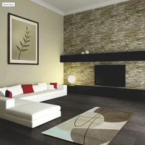 Kusový koberec Achat 550 200x290cm Dark Beige - beige