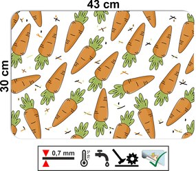 PokojovaDekorace.cz, Prostírání - 303, Mrkev, 43x30cm