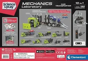 Clementoni SciencePlay Mechanická laboratoř Přepravník automobilů 10v1