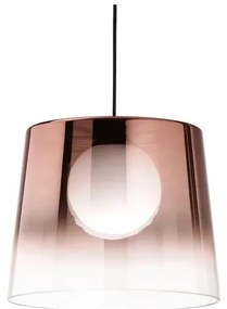 Ideal Lux - LED Lustr na lanku FADE 1xG9/3W/230V pr. 27,3 cm měď/kouřová