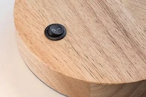 Rabalux FERB dřevo-černá / Stolní lampa / Patice E14 / max. 25 W / Výš
