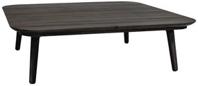 OnaDnes -20% Tmavě šedý dřevěný konferenční stolek RAGABA CONTRAST TETRA 110 x 110 cm