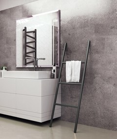 Regnis příslušenství, koupelnový kovový věšák na ručníky, černá matná, REGNIS/DR-LOFT/BLACK