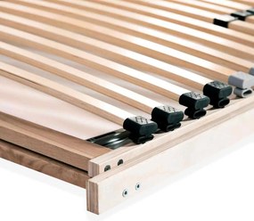 Lamelové rošty do postele 2 ks 28 lamel 7 zón 90 x 200 cm 3051429