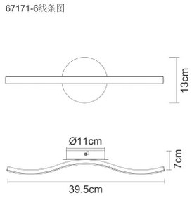 Globo 67171-6 - LED Stropní svítidlo EVITA LED/6W/230V