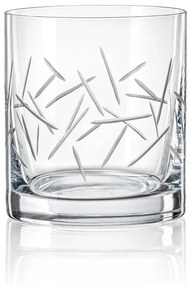 Crystalex Sklenice na Whisky Barline 280 ml, matný brus BM786, 4 ks