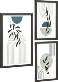 House Nordic Set 3 obrazů ASPEN 4981013