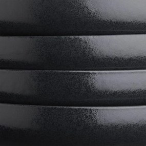 Butlers CASA NOVA Sada hlubokých talířů 22,5 cm set 4 ks - černá