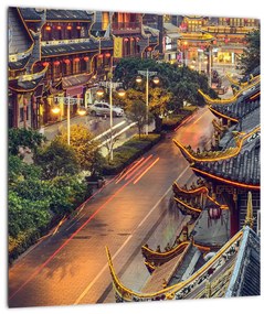 Obraz - Qintai Road, Čcheng-tu, Čína (30x30 cm)
