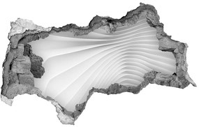 Wallmuralia Díra 3D fototapeta nálepka Abstrakce linie 95x73 cm