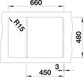 BLANCO METRA 45 S Compact, BLA-519570