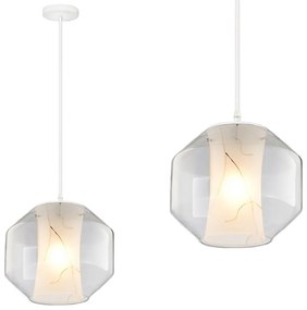 Toolight - závěsné svítidlo MARBLE E27 60W APP908-1CP, imitace mramoru, OSW-06674