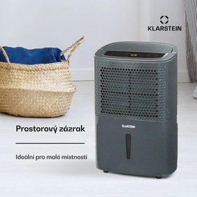 Klarstein DryFy 10, odvlhčovač vzduchu, 240 W, 10 l/24h, 100 m³/h, 15 - 20 m², DrySelect, 40dB, šedý