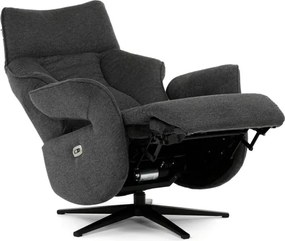 Polohovací křeslo šedé, elektrické TV-B3973 GREY2