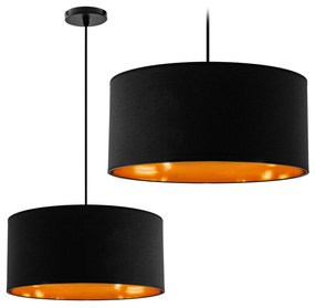 Toolight, Závěsná lampa Black Gold 36cm APP619-1CP, černá - zlatá, OSW-00077