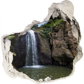 Wallmuralia Nálepka fototapeta 3D Vodopád v Sardínii 75x75 cm