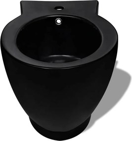 Černá keramická toaleta a bidet 270060