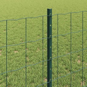 Euro plot s pilotem 25 x 0,8 m Ocel potažená PVC Zelená 3336021
