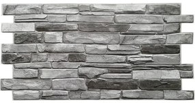 Nástěnný panel PVC Grey Stone 98x49,8 cm