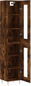 Skříň highboard kouřový dub 34,5 x 34 x 180 cm kompozitní dřevo 3199422