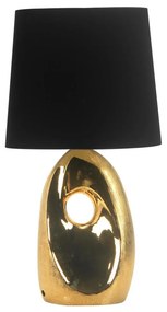 Candellux | Stolní lampa HIERRO 1xE27/60W/230V černá/zlatá | CA0743