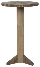 Dřevěný přírodní odkládací stolek Annejet – 38x62 cm