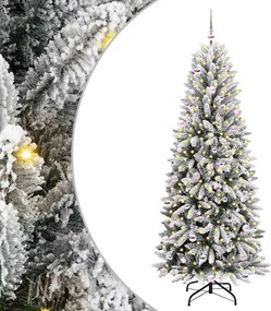 Umělý vánoční stromeček Bílá 240 cm PVC, plast, ocel a PE 3396071