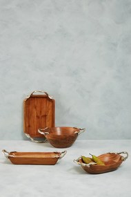 Dřevěná mísa v přírodní barvě Vine – Premier Housewares